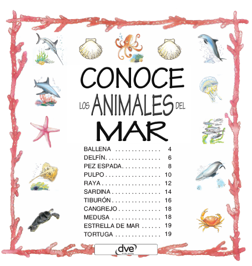Conoce los animales del mar